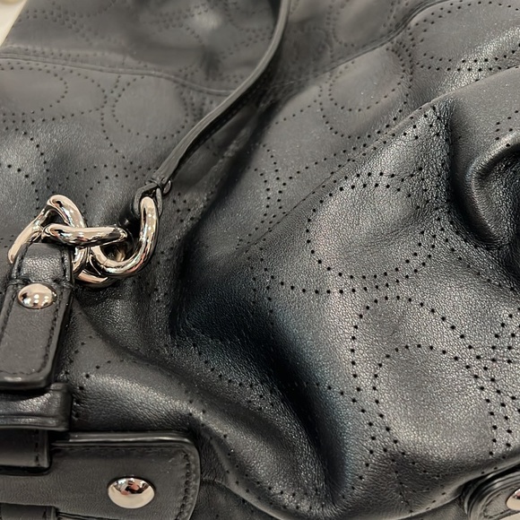 Coach | Bags | Coach Perf Lth Brooke Black Bag | Poshmark